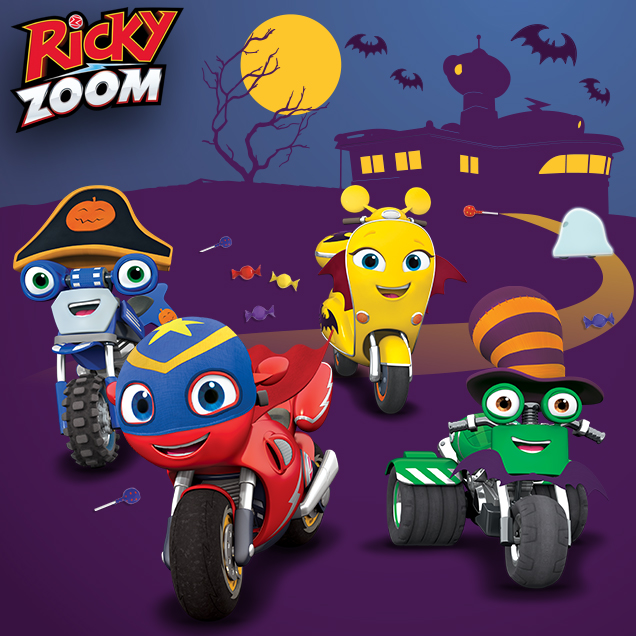 Ricky Zoom Halloween Ausmalbilder | TOGGO Eltern
