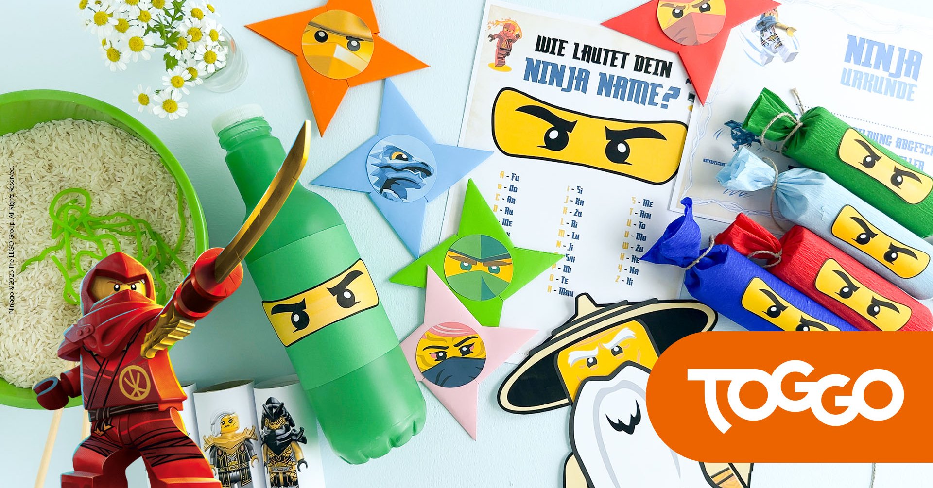 Spielespaß: Ninjago DIY Partyspiele | TOGGO Eltern