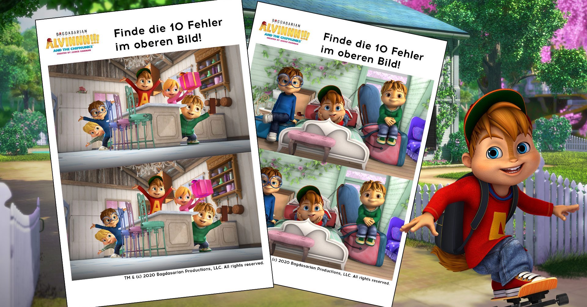 Alvinnn Und Die Chipmunks Rätselbilder Toggo Eltern